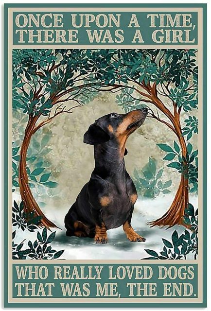 Dachshund Retro Vintage Tin Sign – Dach Everywhere